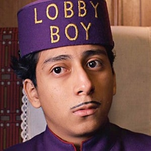The Grand Budapest Hotel Lobby Boy Zero Moustafa Patch Embroidered Sew ...