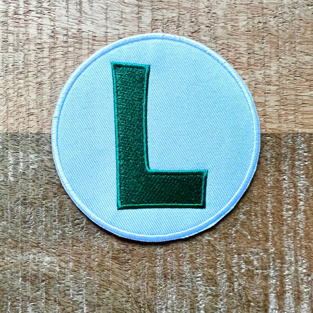 Super Mario Bros Luigi Hat Embroidered Patch Sew on Iron on Badge Patch ...