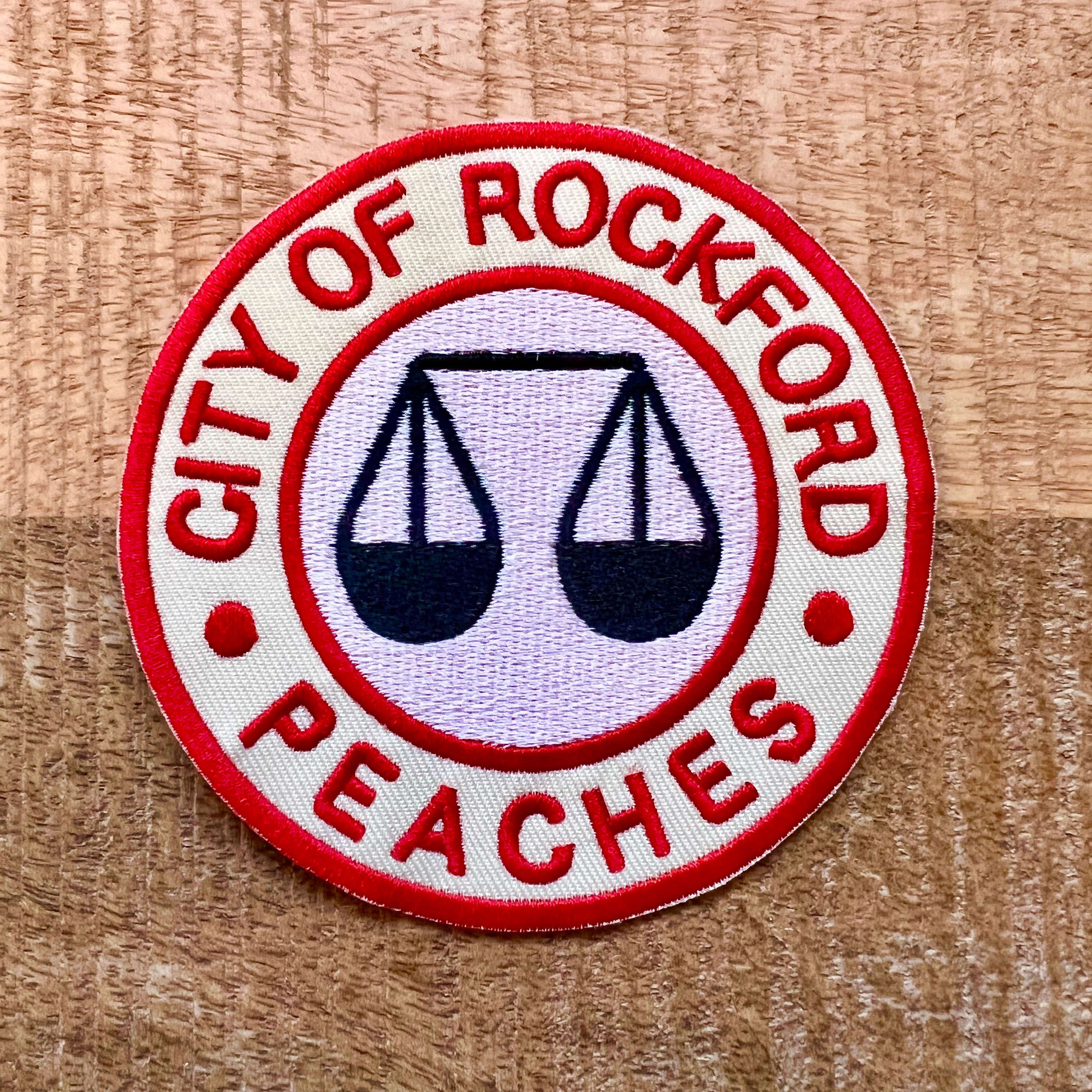 A League of Their Own Rockford Peaches Uniform Patches Set Embroidered ...