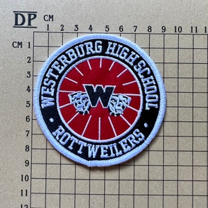 Heathers Westerburg High School Rottweilers Embroidered Patch Uniform ...