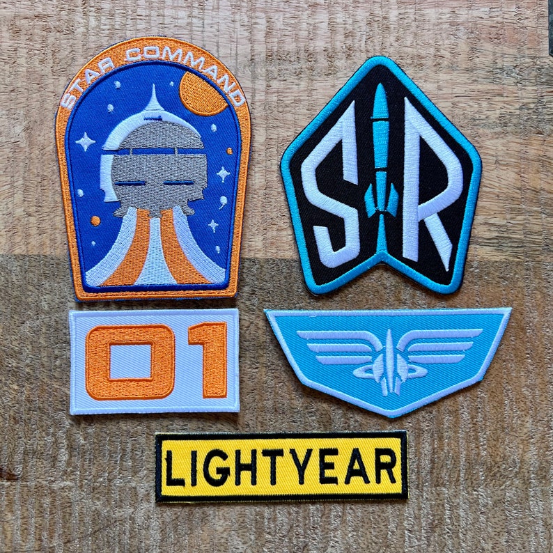 Lightyear Space Ranger Radish Mission Uniform Embroidered Patch Iron on ...