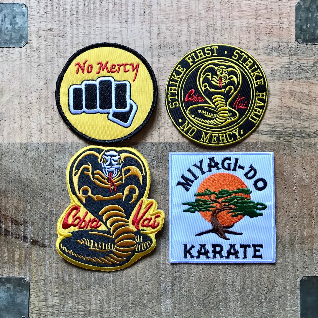 Cobra Kai Karate Kid Miyagi Do Uniform Set Embroidered Iron on Sew ...