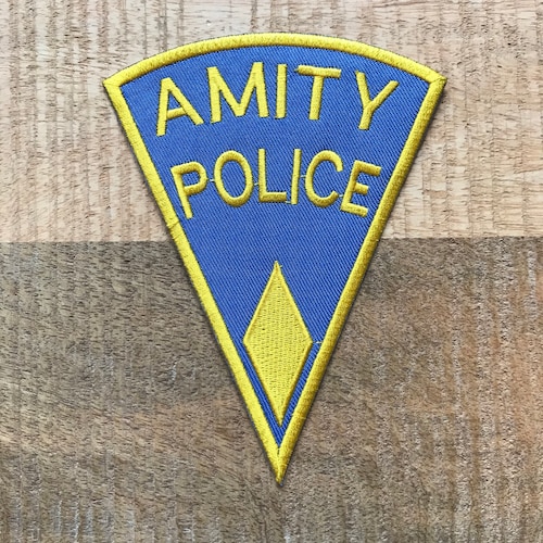 Jaws Amity Police Chief Martin Brody Embroidered Sew on Iron - Etsy