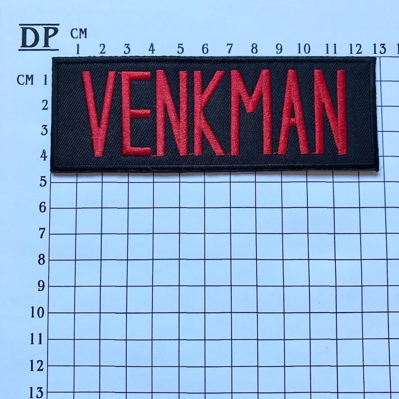 Ghostbusters Uniform Name Embroidered Sew on Iron on Patch Badge Stantz Venkman Zeddemore ...