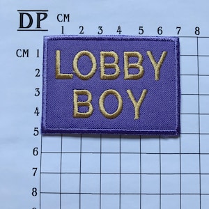 The Grand Budapest Hotel Lobby Boy Zero Moustafa Patch - Etsy