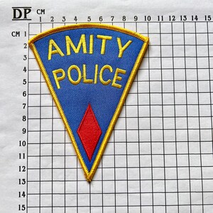 Jaws Amity Police Chief Martin Brody Embroidered Patch Iron on Sew ...