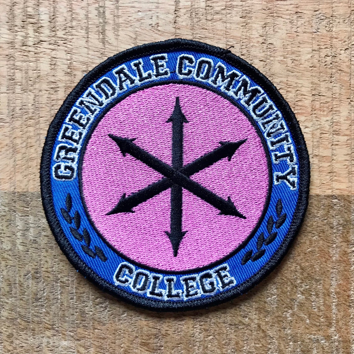 Community Greendale College Logo Uniform Costume Patch | Etsy