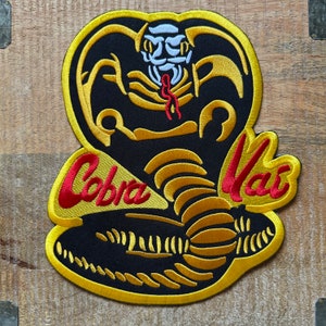 Karate Kid Cobra Kai Back Big Dojo Complete Uniform Embroidered Patch ...