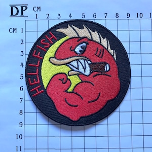 The Simpsons Flying Hellfish Grandpa Embroidered Sew on Iron on Patch ...