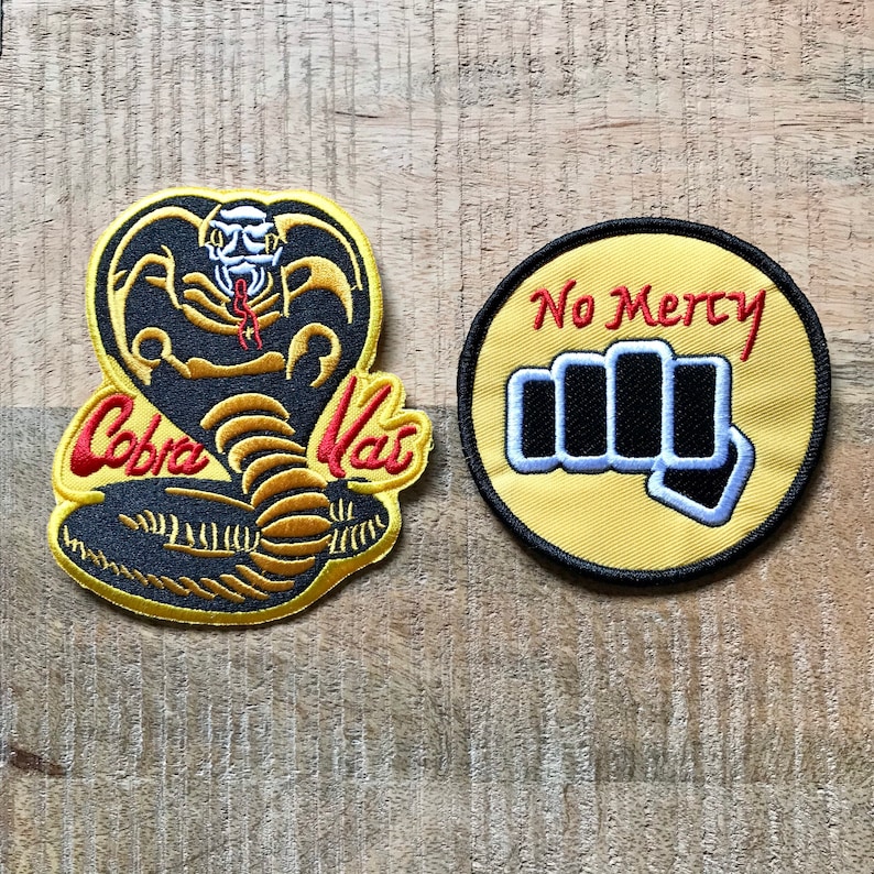 Karate Kid Cobra Kai Dojo Complete Uniform Embroidered Sew on Iron on ...