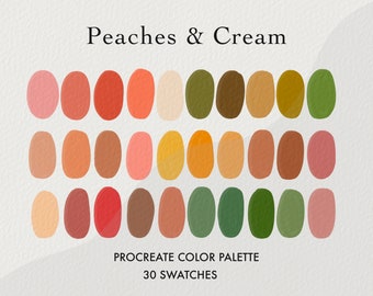 Easter Egg Hunt Procreate Color Palette | 30 Procreate Swatches | Color ...