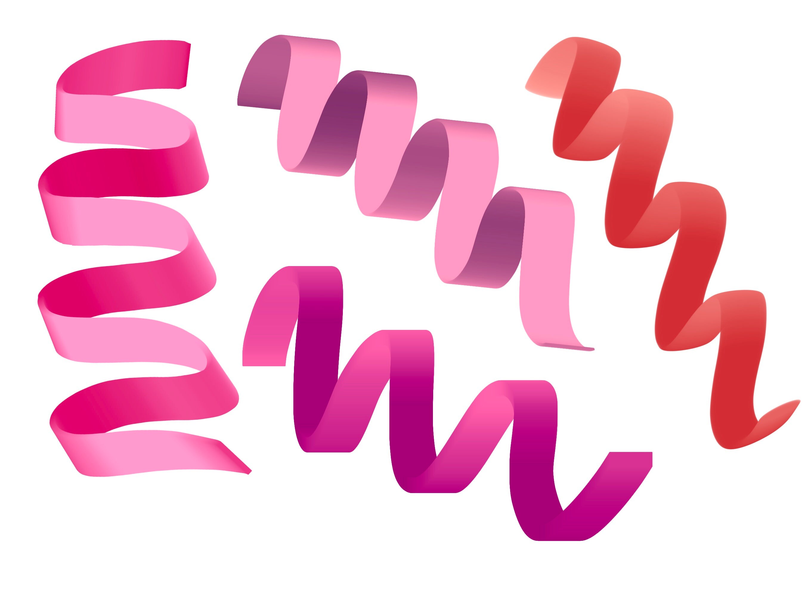 Ribbon Brushes for Procreate Ribbon Lettering Brush Pack Procreate ...