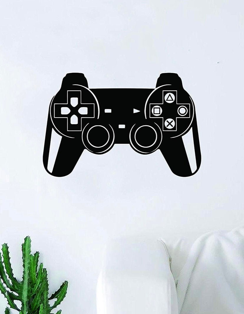 Gamer Controller Game Decal Sticker Wall Vinyl Decor Art Home | Etsy