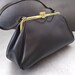 Metal Frame Bag/black With Rhinestone - Etsy