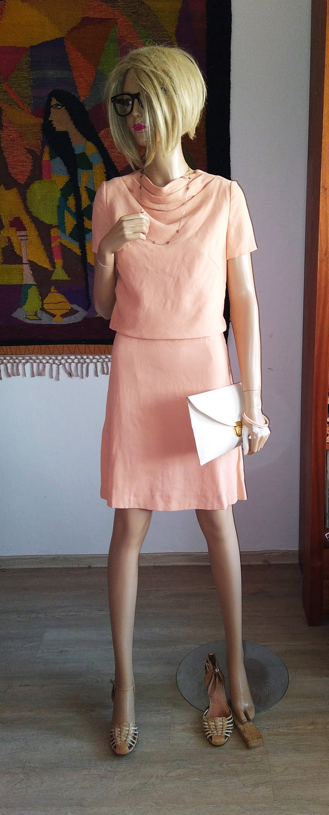 Wollen Dress Vintage 1970s - Etsy