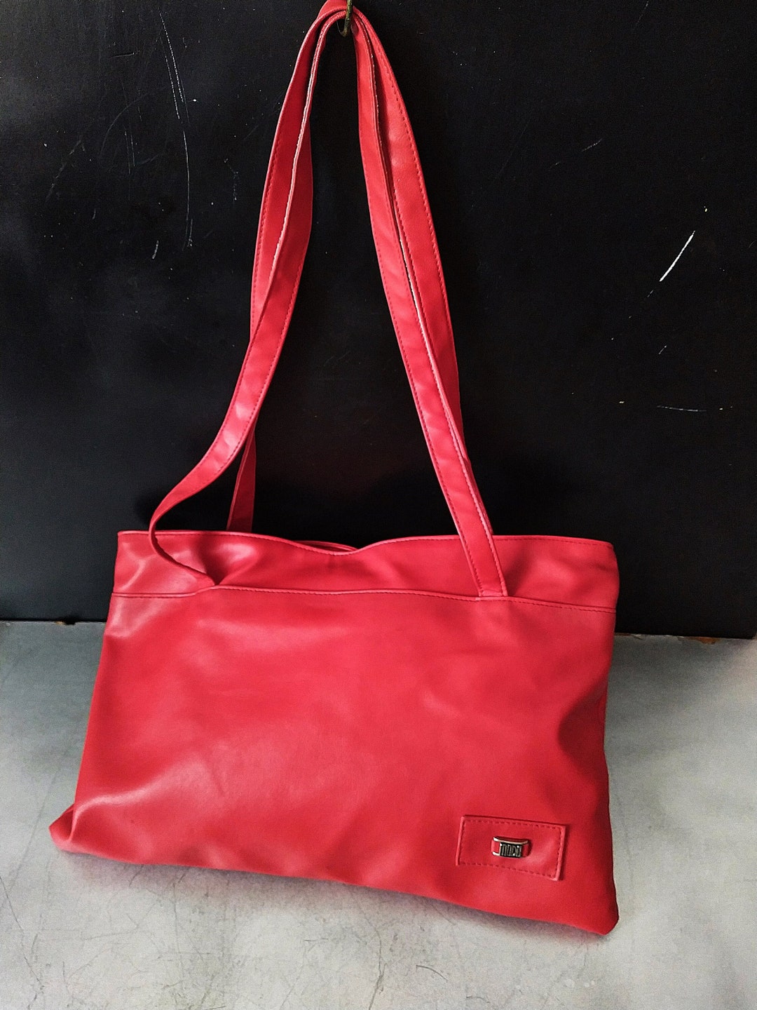 Vintage Red Handbag Mode - Etsy