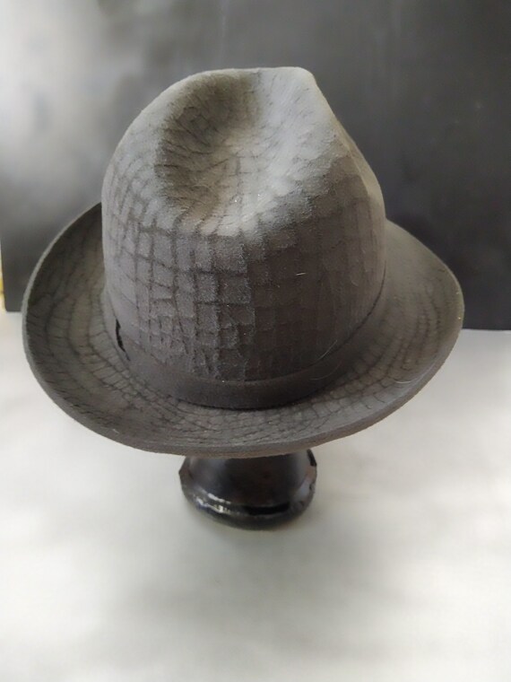 Tonak Hat/Felt Vintage Hat Grey/Pattern Hat for Men - Gem Tonak Hat/Felt Vintage Hat Grey/Pattern Hat for Men - Gem