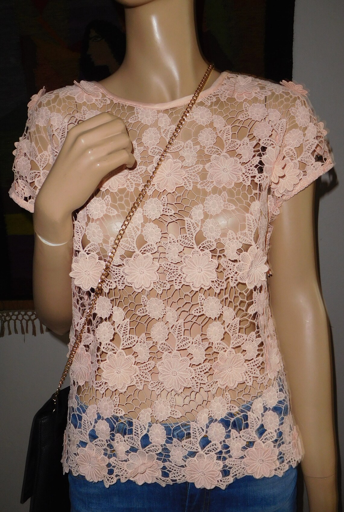 Vintage Lace Blouse/elegant Lace/free Shipping - Etsy
