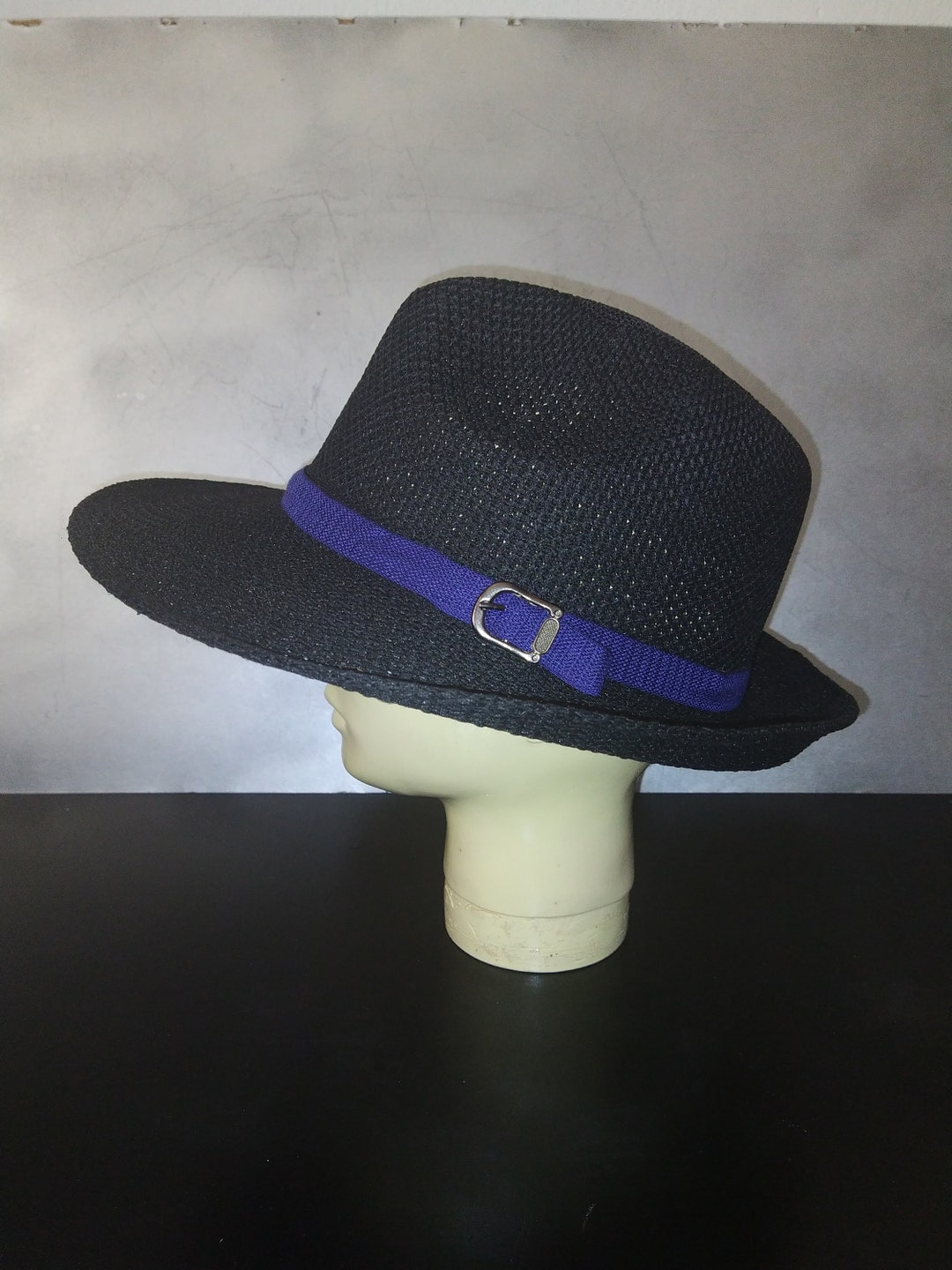 Black Summer Hat for Men - Etsy