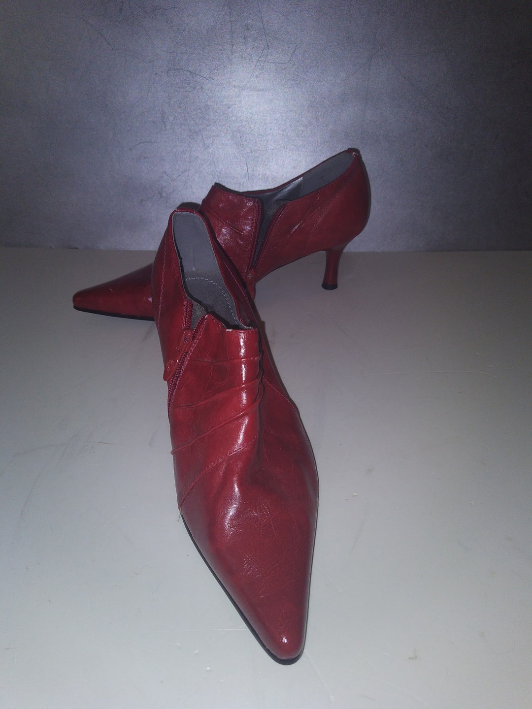 Dark Red Shoes/vintage Shoes Special - Etsy