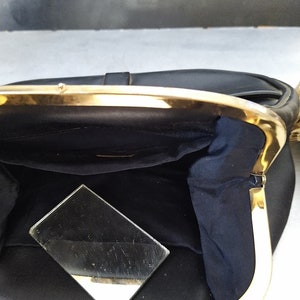 Metal Frame Bag/black Handbag - Etsy