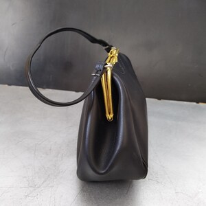 Metal Frame Bag/black With Rhinestone - Etsy
