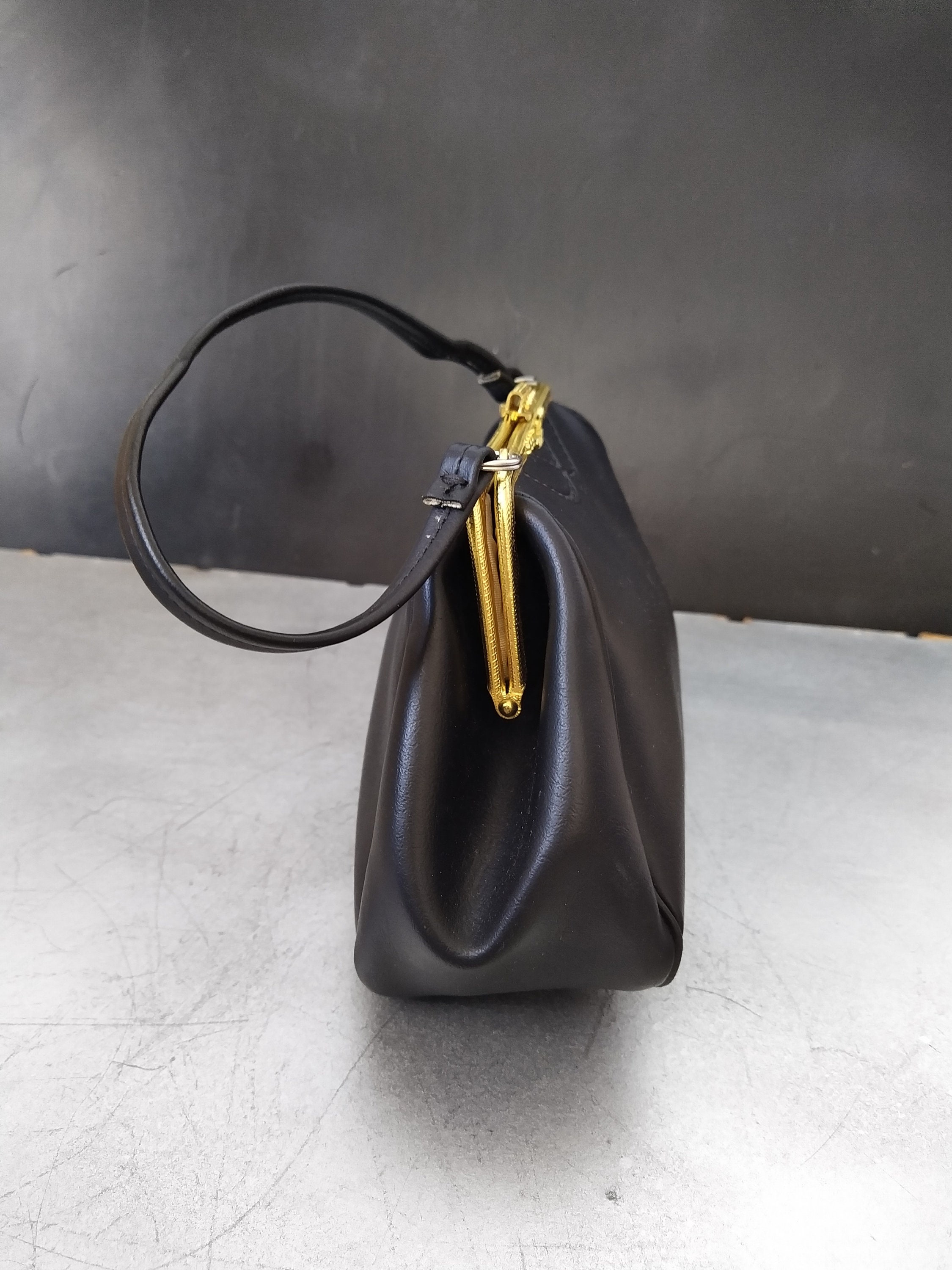 Metal Frame Bag/black With Rhinestone - Etsy