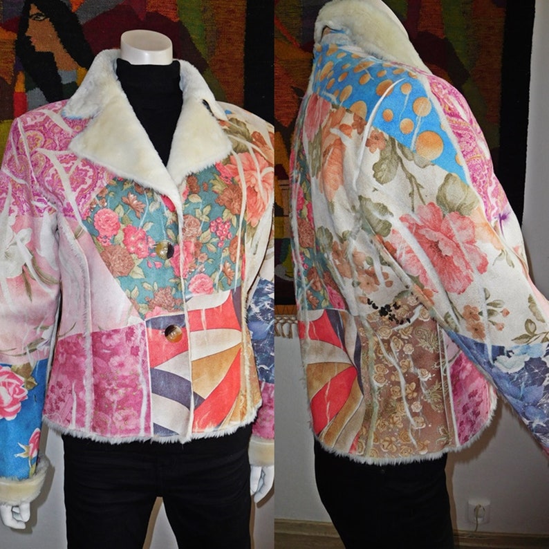 Fashion Studio Multicolor Jacket/vintage/free Shipping - Etsy