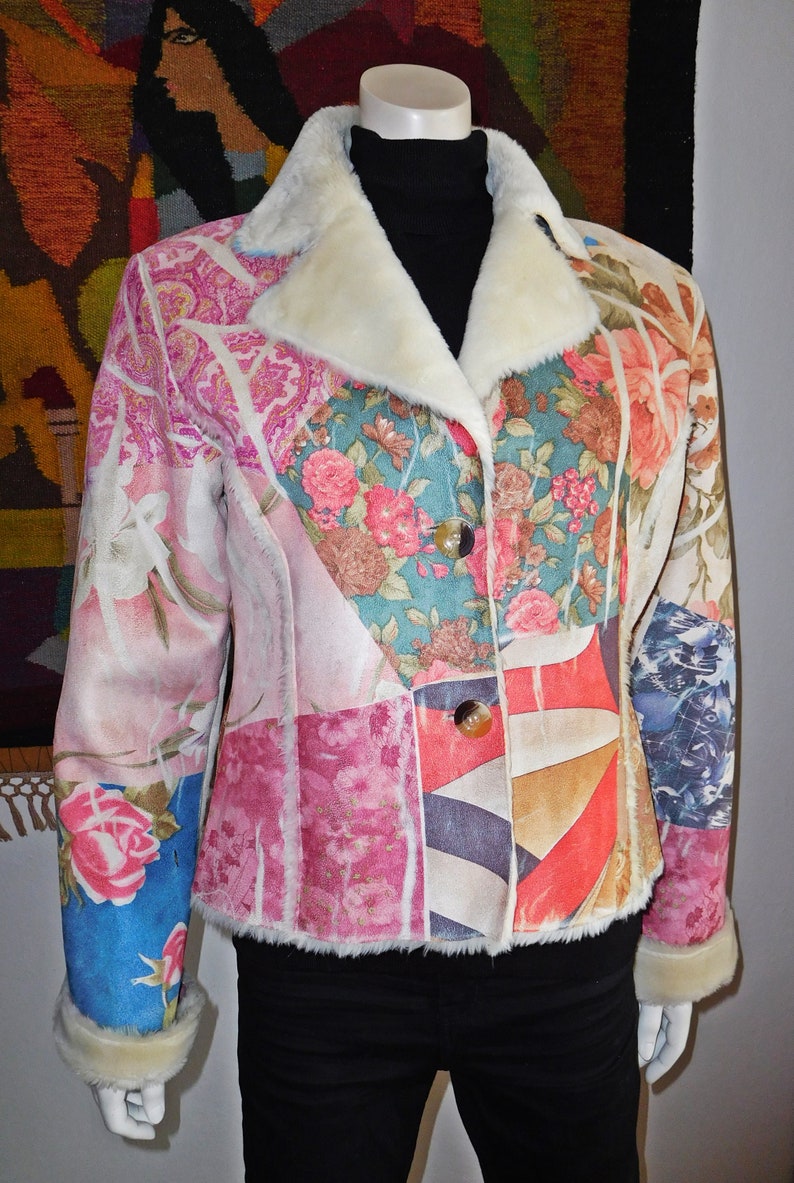 Fashion Studio Multicolor Jacket/vintage/free Shipping - Etsy