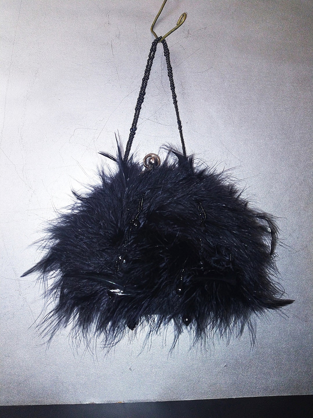 Small Frame Bag/feather Bag - Etsy