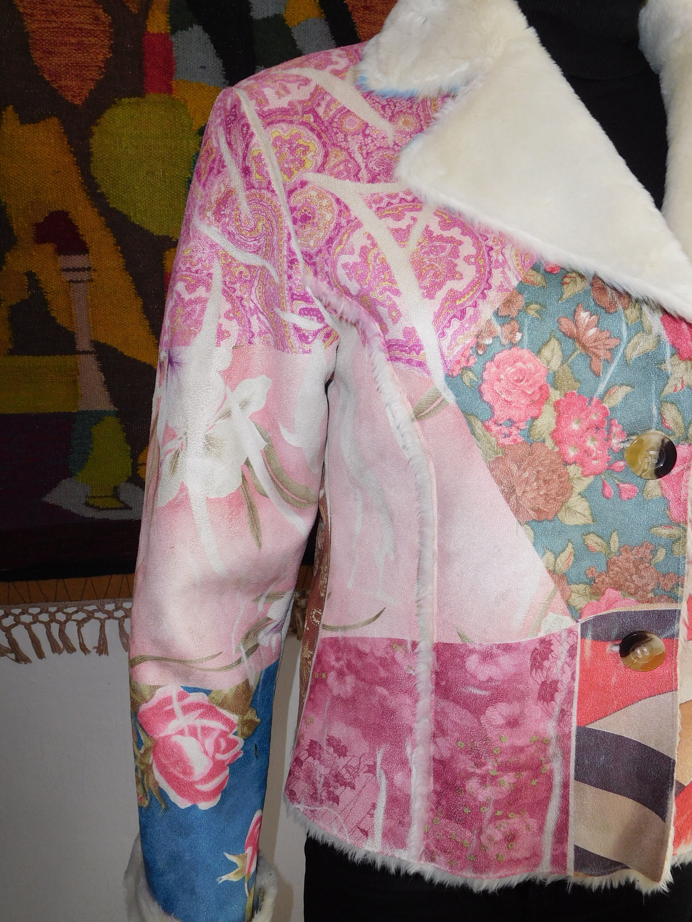 Fashion Studio Multicolor Jacket/vintage/free Shipping - Etsy