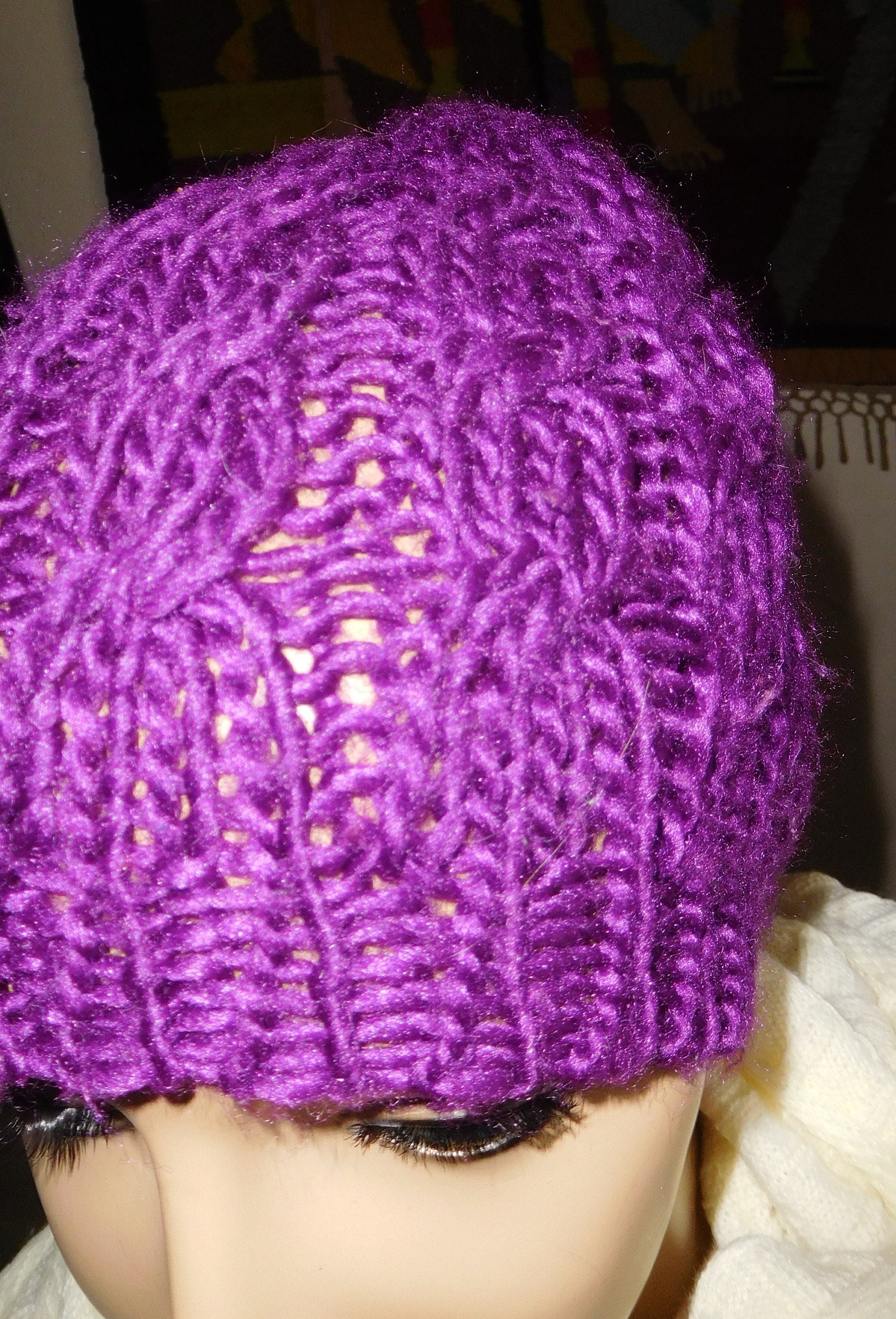 Wool Cap Violet | Etsy