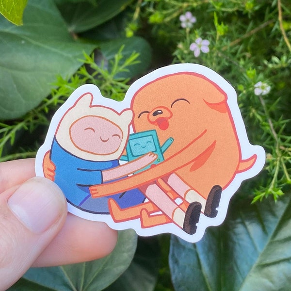 Finn and Jake Stickers - Etsy