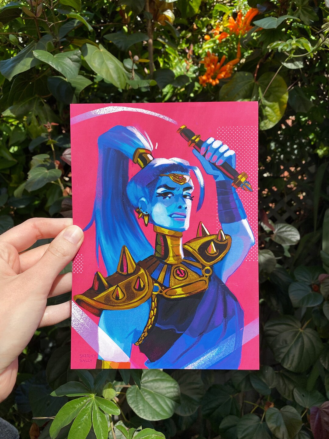 Megaera Hades A5 Print - Etsy
