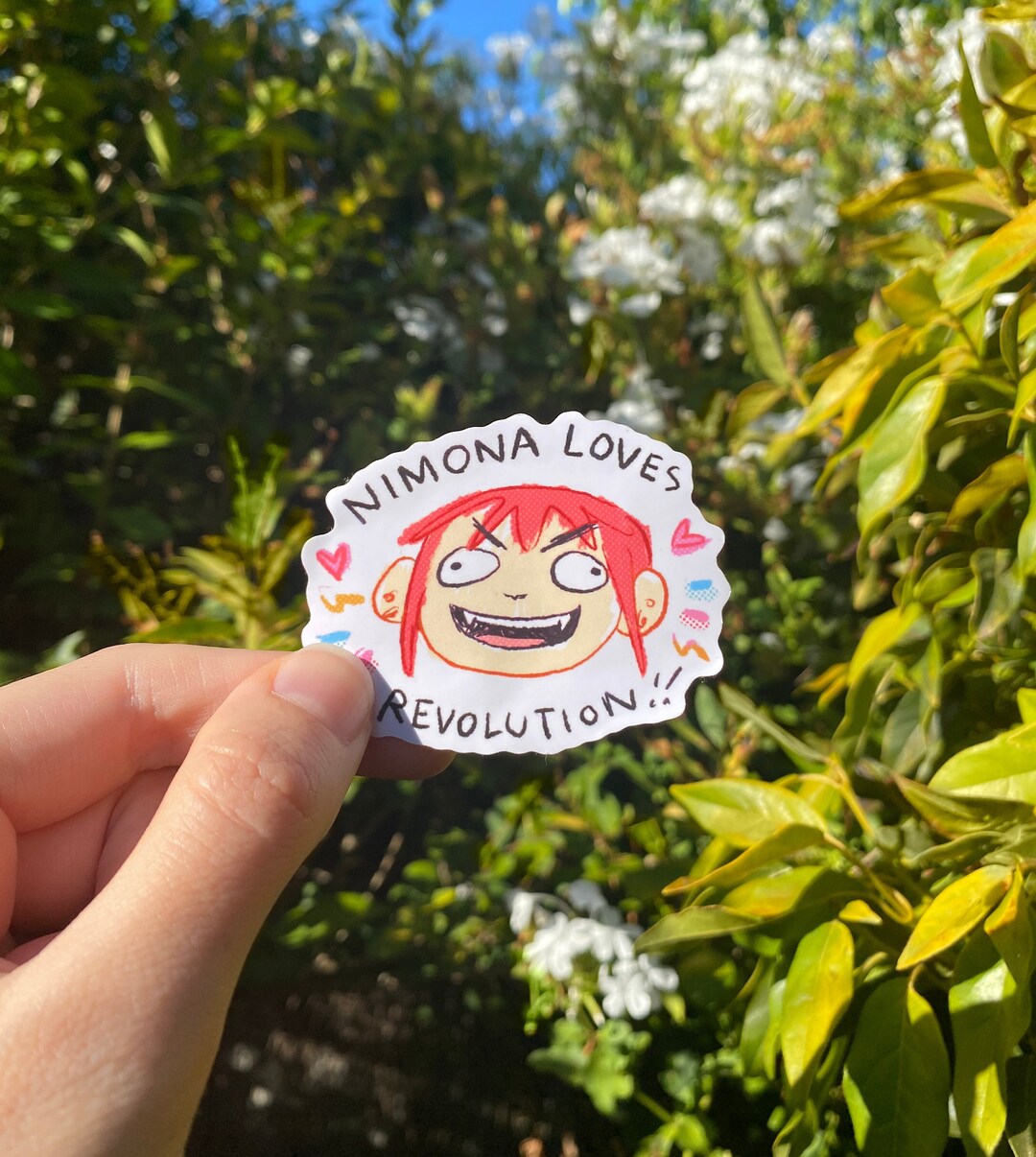 Nimona Loves Revolution Sticker - Etsy
