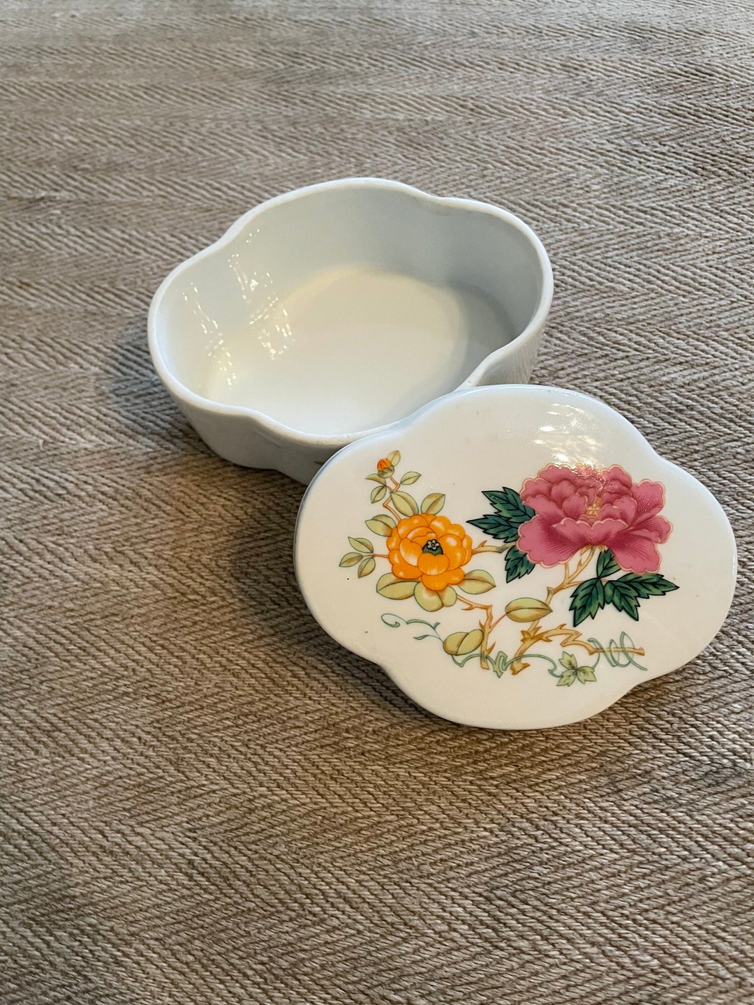 Vintage Takahashi Made in Japan San Francisco Trinket Box Hand Painted ...
