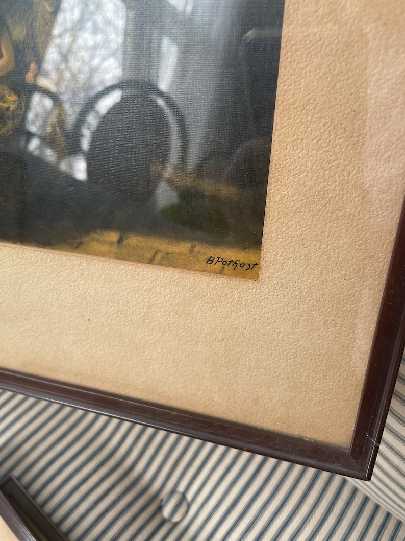 Vintage Bernhard Pothast Dutch Artist 5 Framed Prints Rare - Etsy