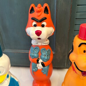 Vintage Mr Jinks ,pluto and Donald Duck Soap Dispenser Bottles 1960s ...