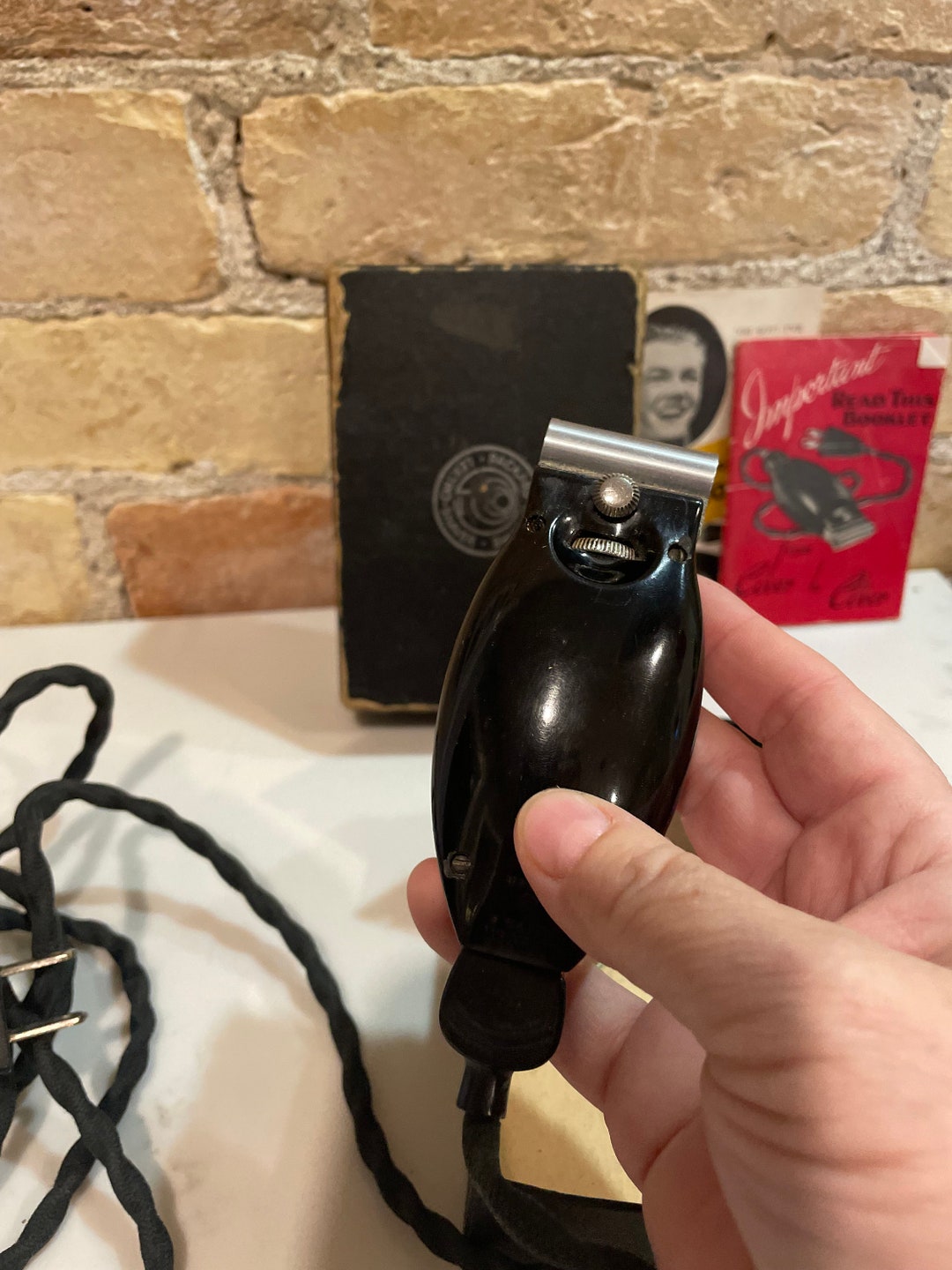 Vintage Electric Shaver Haircutter Barber Tools 1930s in Original Box ...