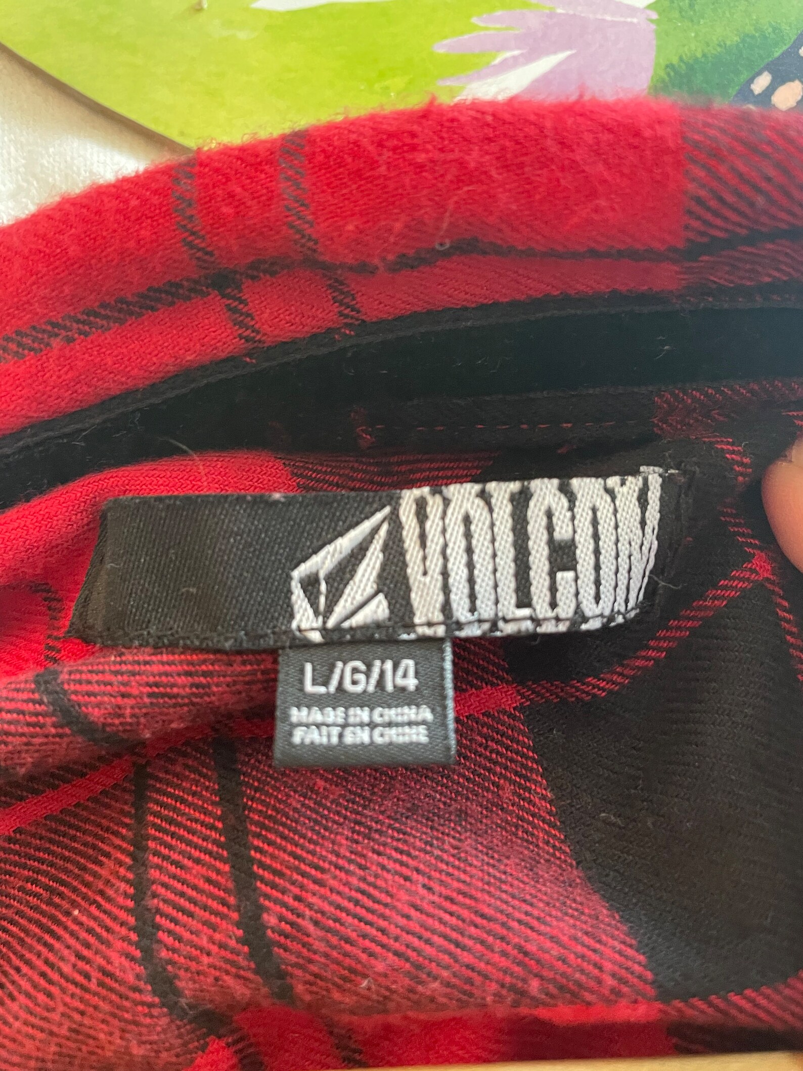 Vintage Volcom Red Plaid Shirt 1990s Grunge Woman’s Fitted Top - Etsy