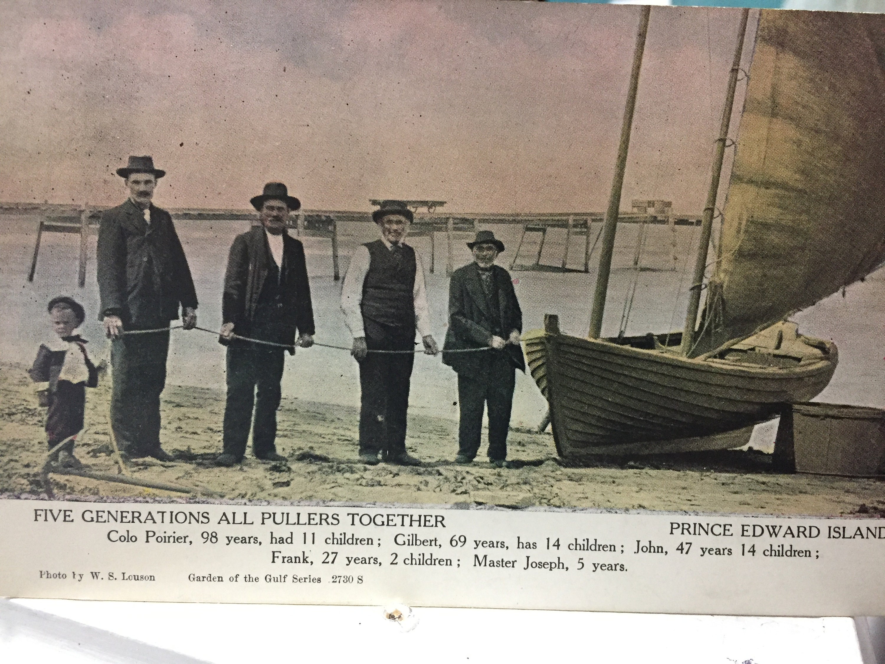 Vintage PEI Postcards and Leather Photo Album Maritime Fisherman ...