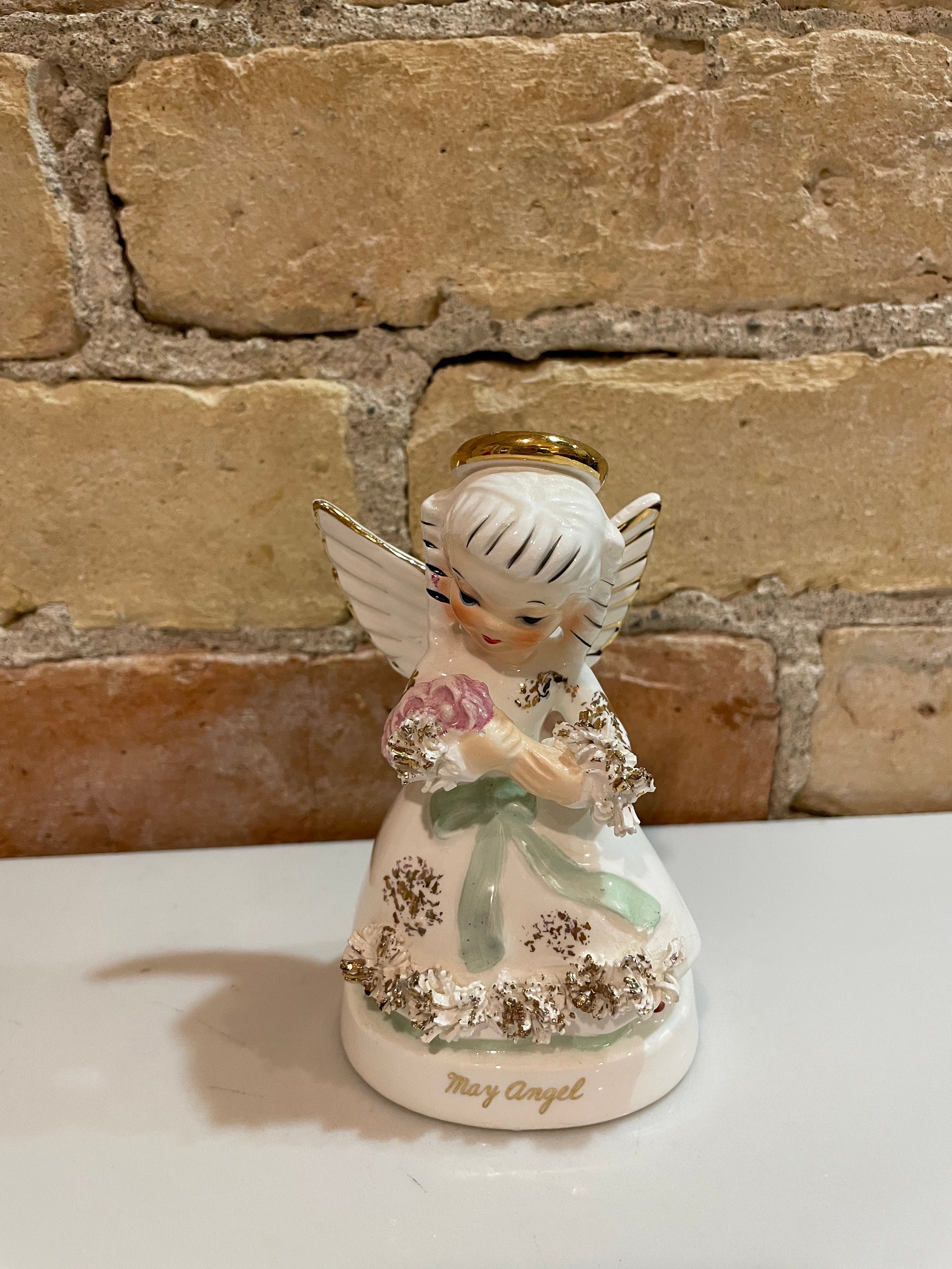 Vintage May Angel Napco Birthday Figurine Repaired Wing - Etsy