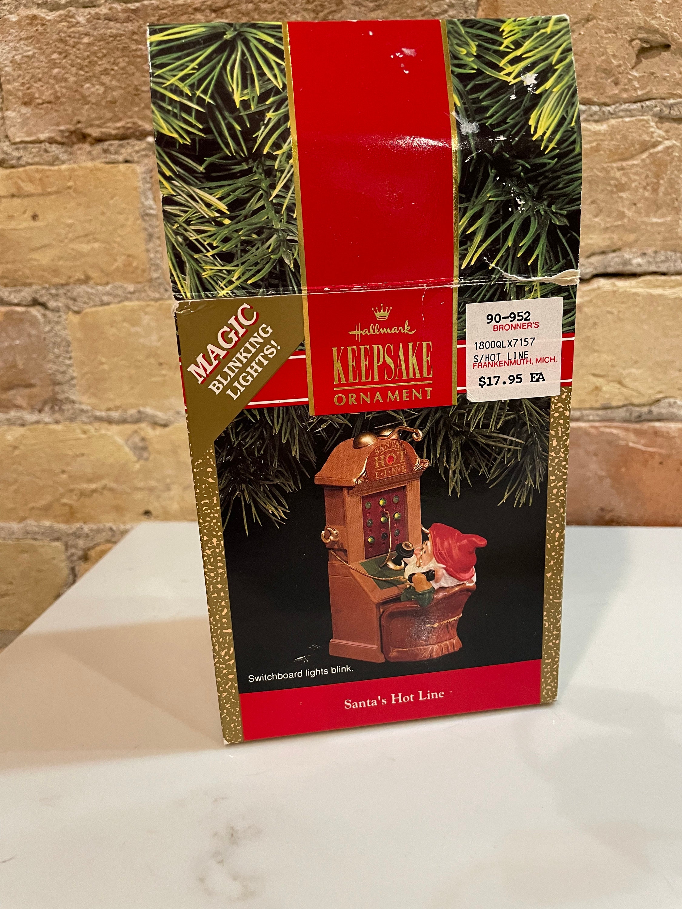 Vintage Hallmark Santas Hotline 1991 Keepsake Christmas Tree - Etsy