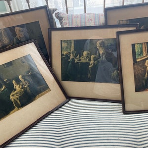 Vintage Bernhard Pothast Dutch Artist 5 Framed Prints Rare 1930s Great ...