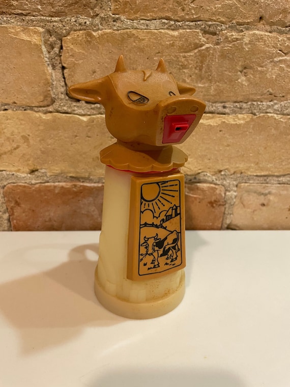 Vintage Moo Cow Plastic Creamer 1950s Kitsch Whirley - Etsy