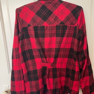Vintage Volcom Red Plaid Shirt 1990s Grunge Woman’s Fitted Top - Etsy
