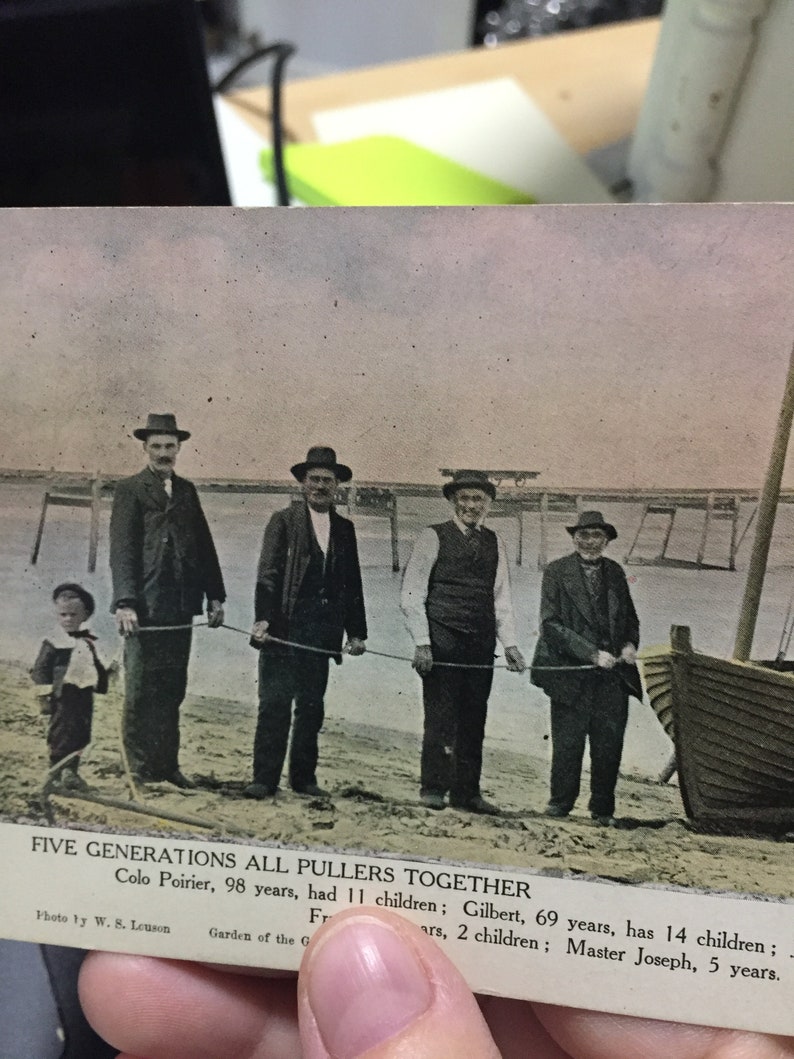 Vintage PEI Postcards and Leather Photo Album Maritime Fisherman ...