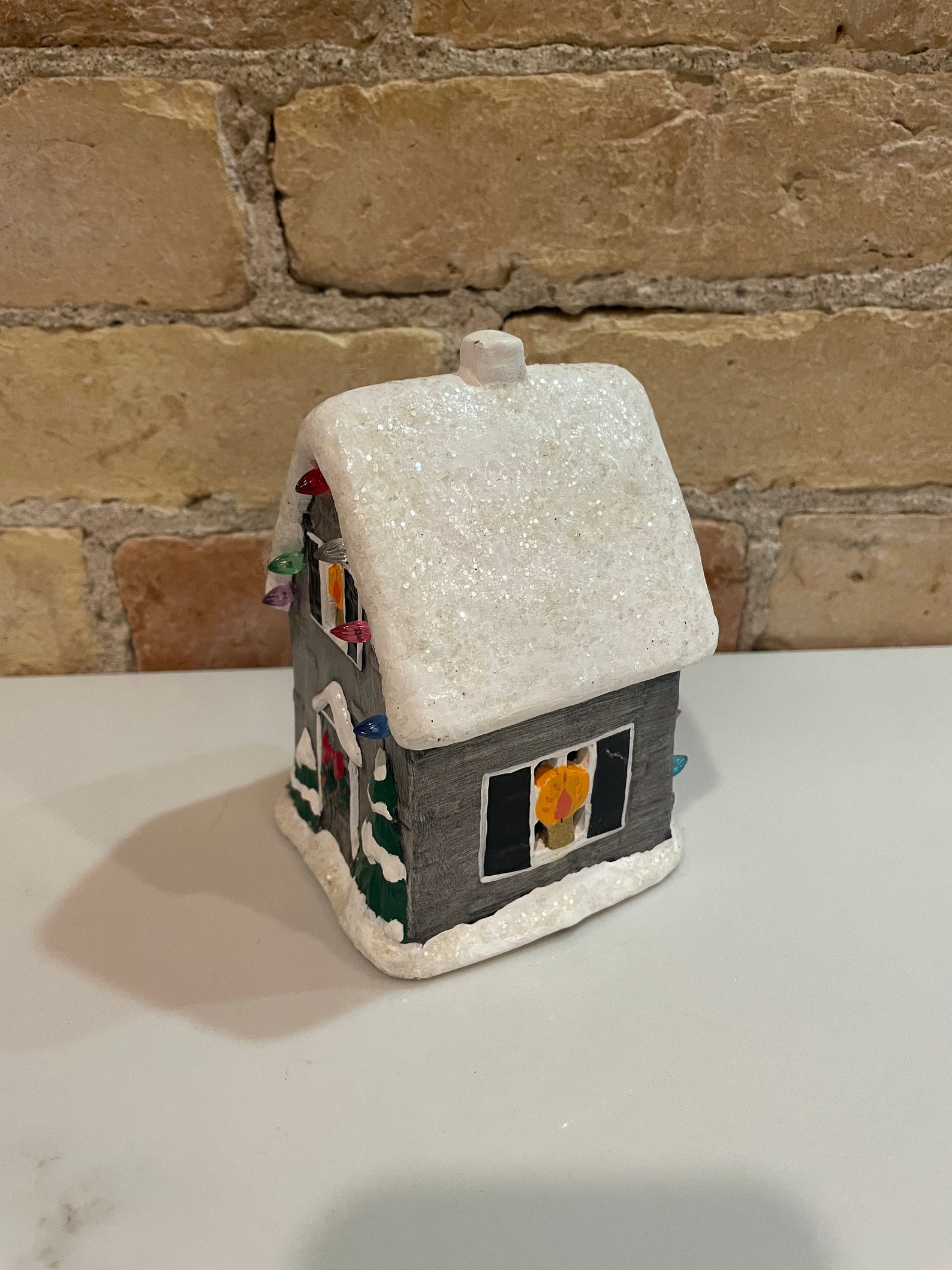 Vintage Christmas Ceramic House - Etsy
