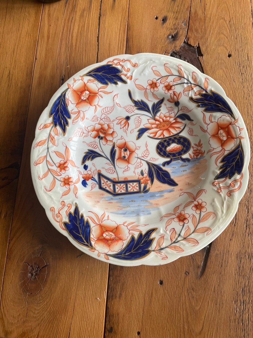 Antique Booths Dovetail Plate Early Masons Ashworth Ironstone - Etsy