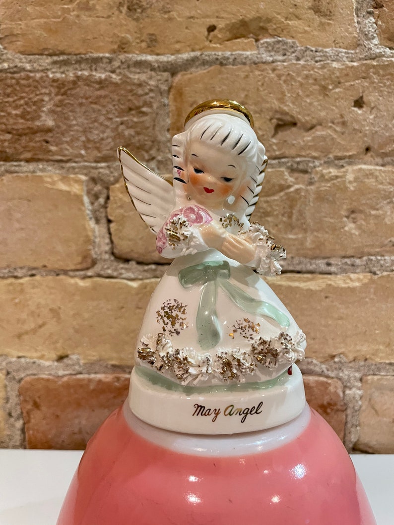 Vintage May Angel Napco Birthday Figurine Repaired Wing - Etsy
